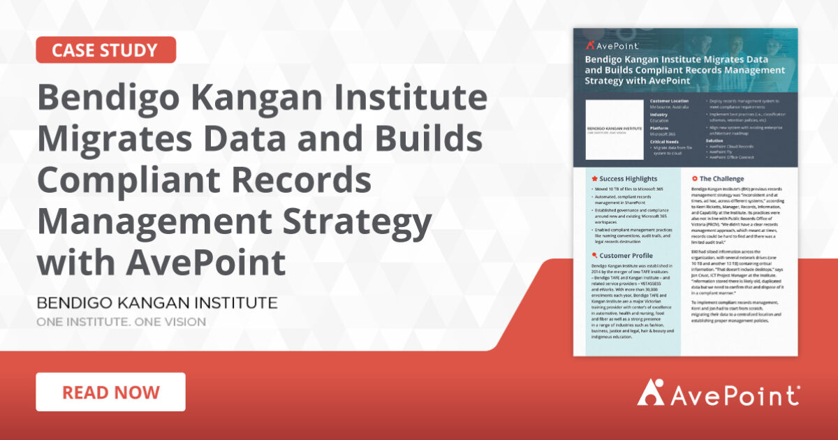 How to Build a Records Management Strategy from Scratch | AvePoint