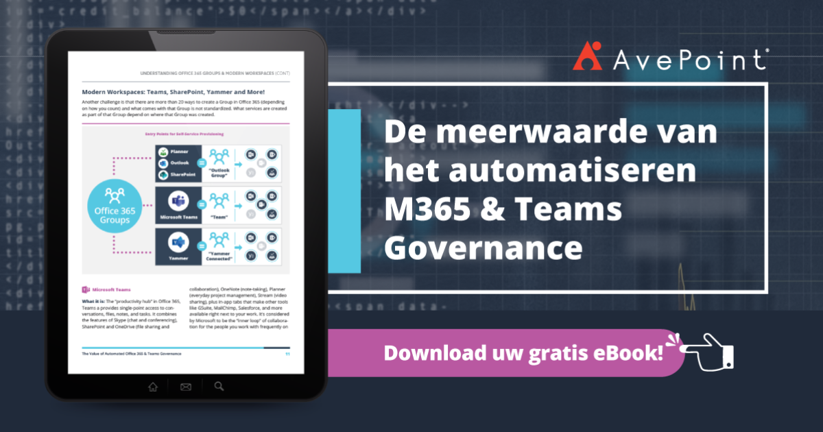 The Value Of Automated Office 365 & Microsoft Teams Governance 