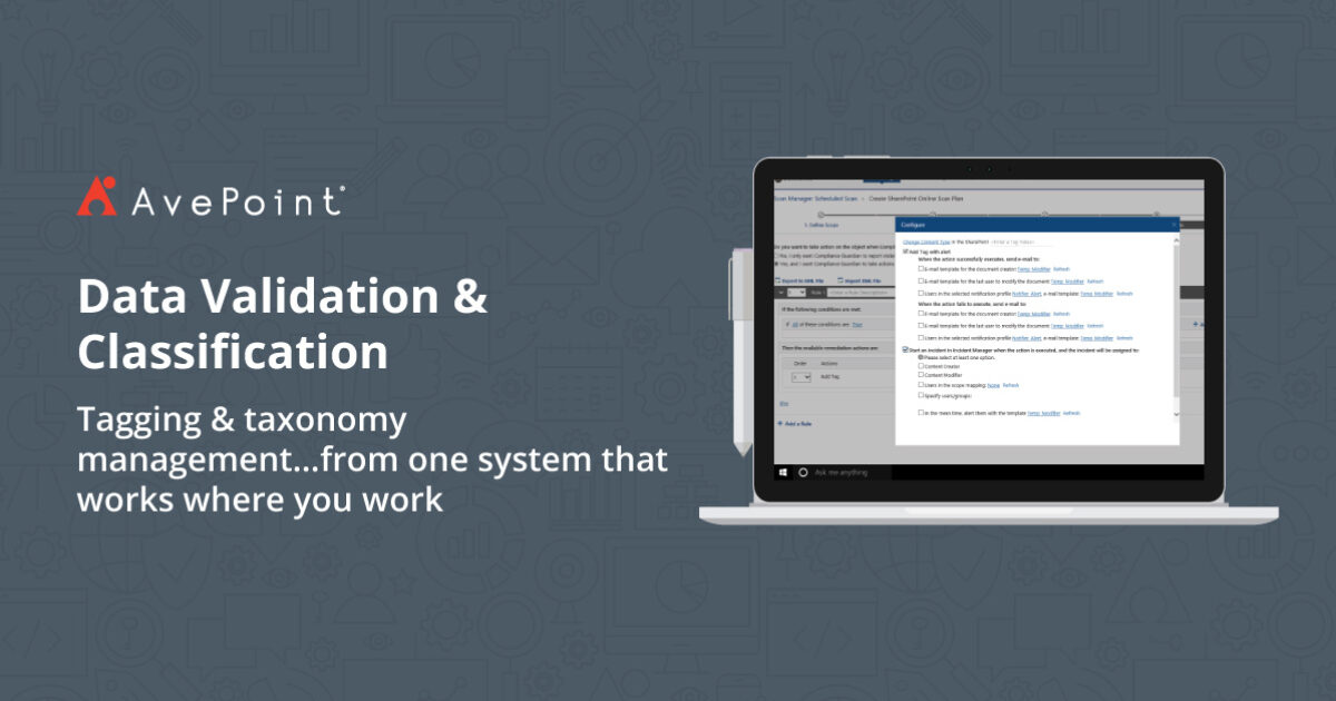 Data Validation And Classification Tools Avepoint