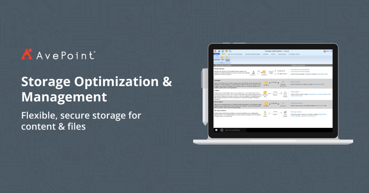 Storage Optimization & Management | AvePoint CN